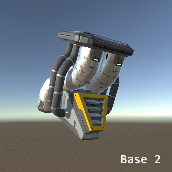 3D scifi buildings modular animation model - TurboSquid 1219322