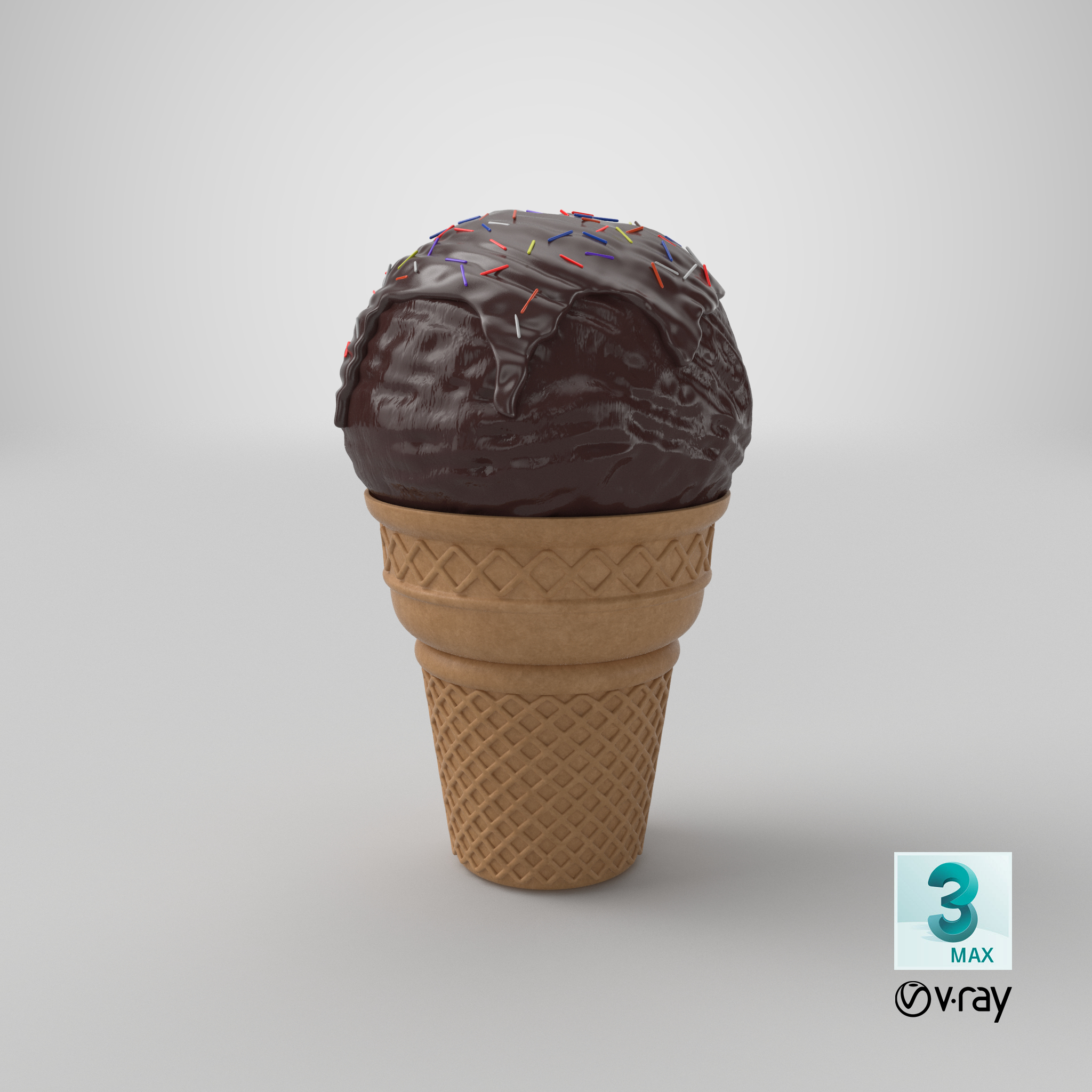 Ice cream model - TurboSquid 1342008