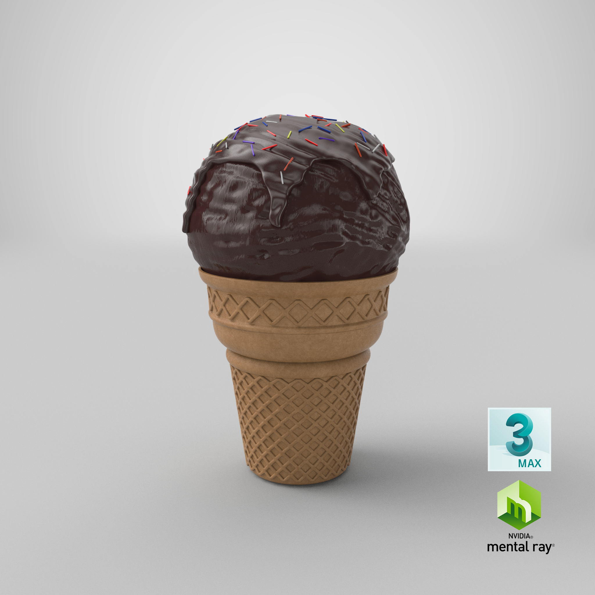 Ice cream model - TurboSquid 1342008