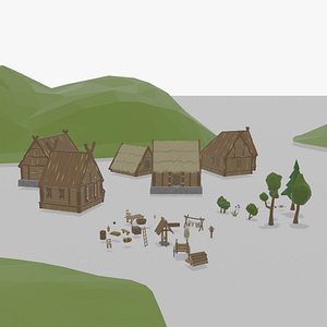 Blender Village Models | TurboSquid