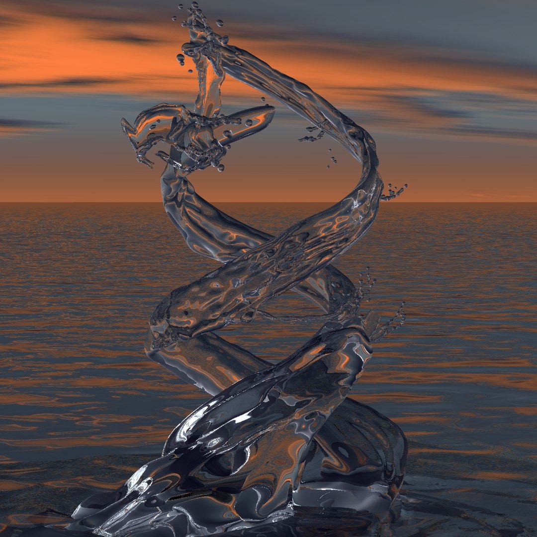 3d Model Water Stream