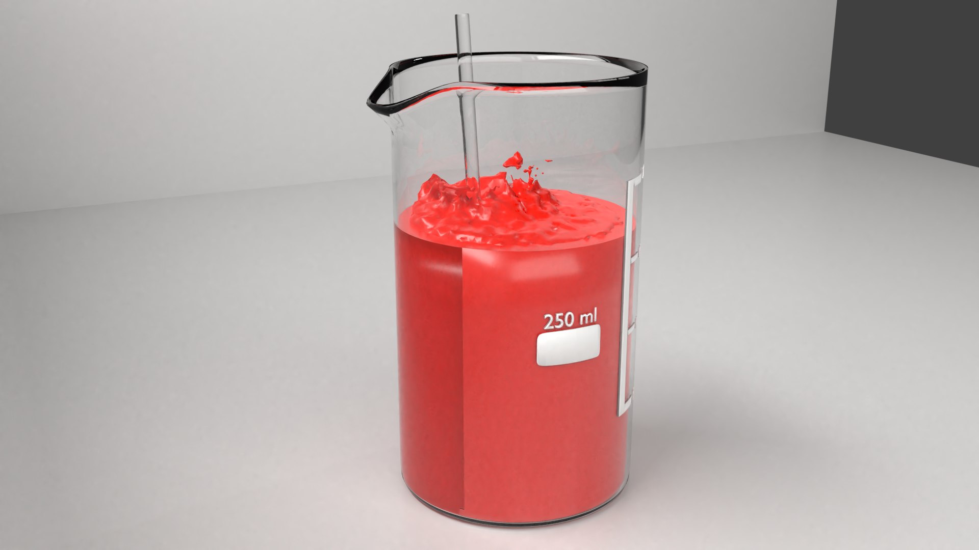 3D 250 Ml Glass Beaker Model - TurboSquid 1551614