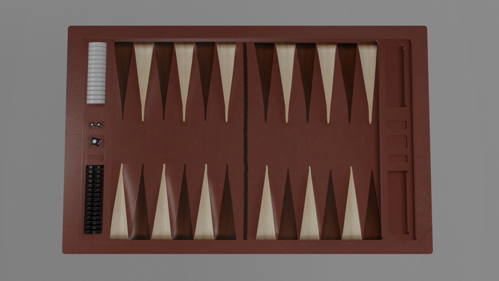 Free Backgammon-Tavla 3D Model - TurboSquid 2095117