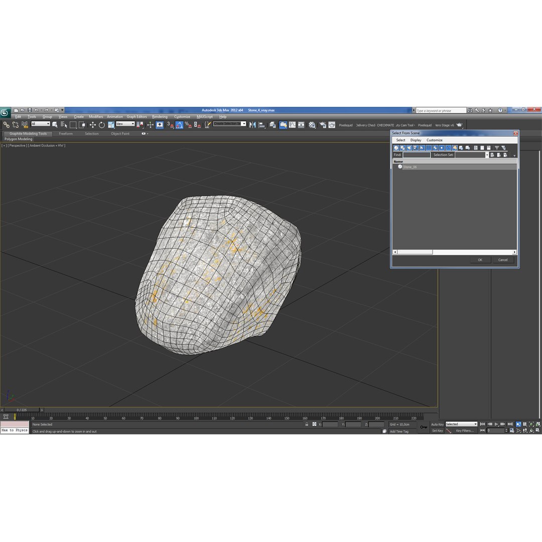 Stone 4 3d C4d