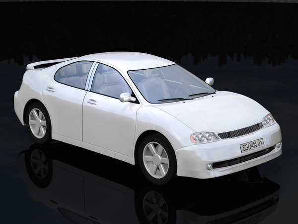3D model High-end Sedan Car - TurboSquid 1768835