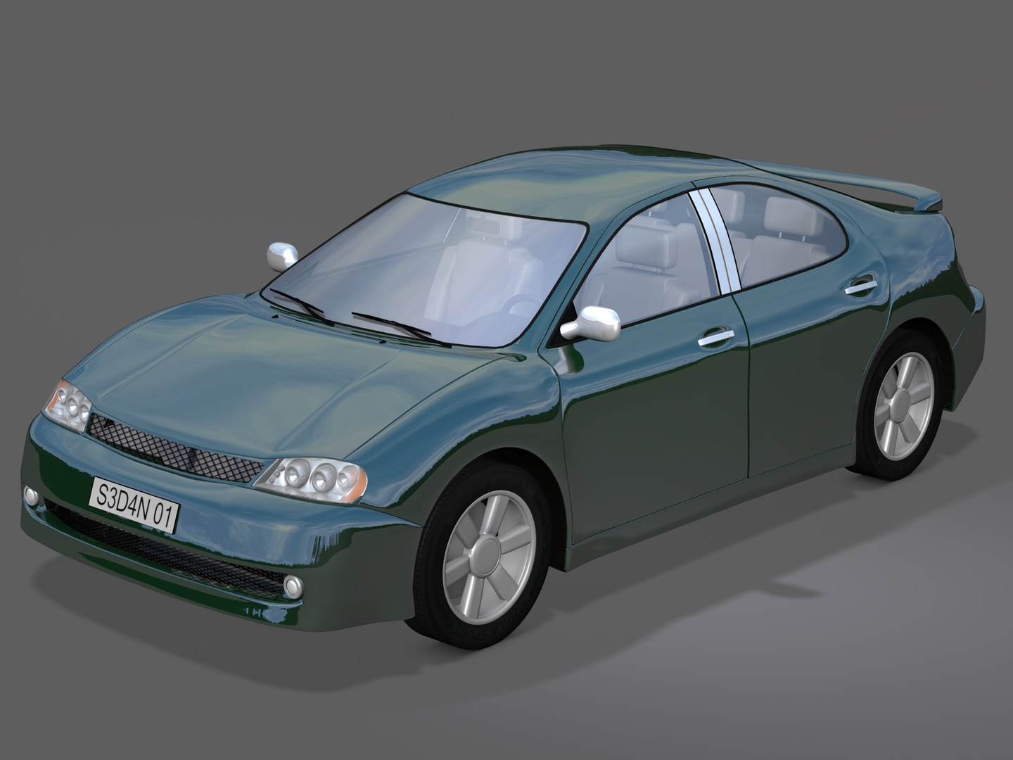 3D Model High-end Sedan Car - TurboSquid 1768835