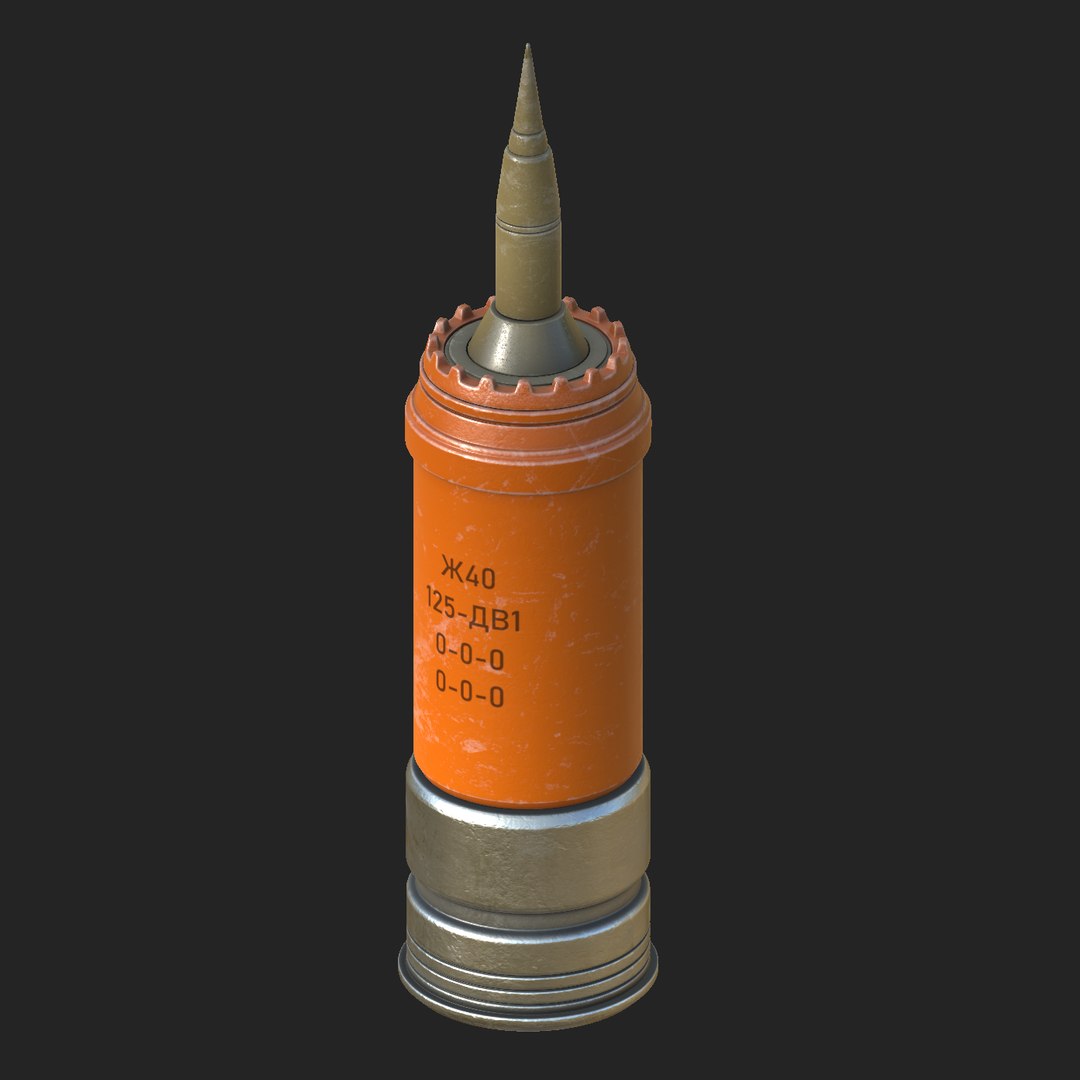 3D Tank Shells Model - TurboSquid 1548680