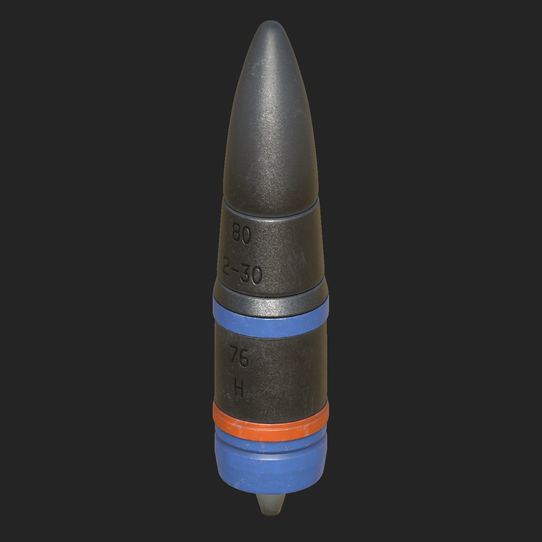 3D Tank Shells Model - TurboSquid 1548680