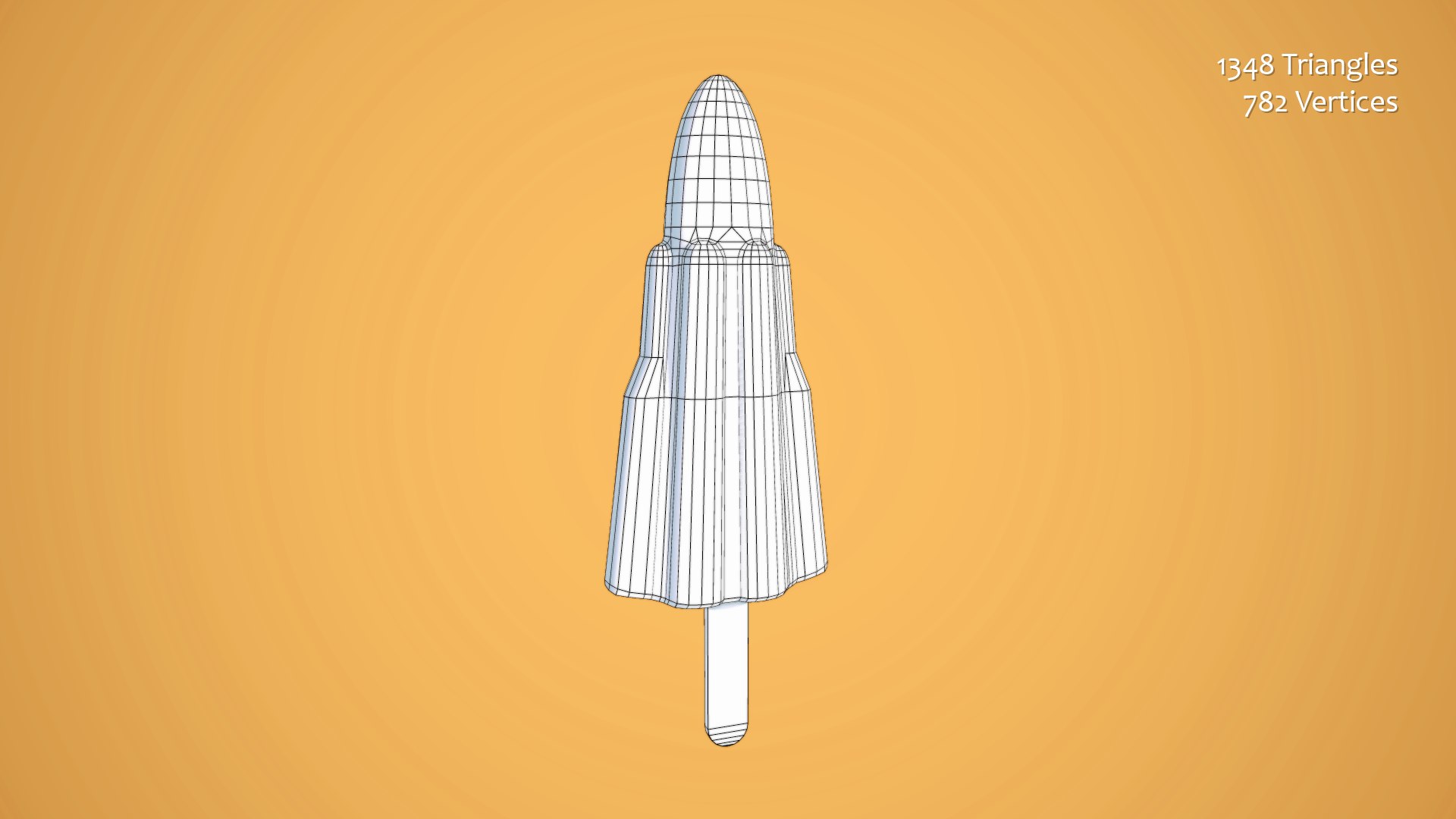 Ice Rocket Lolly 3D Model - TurboSquid 1490161