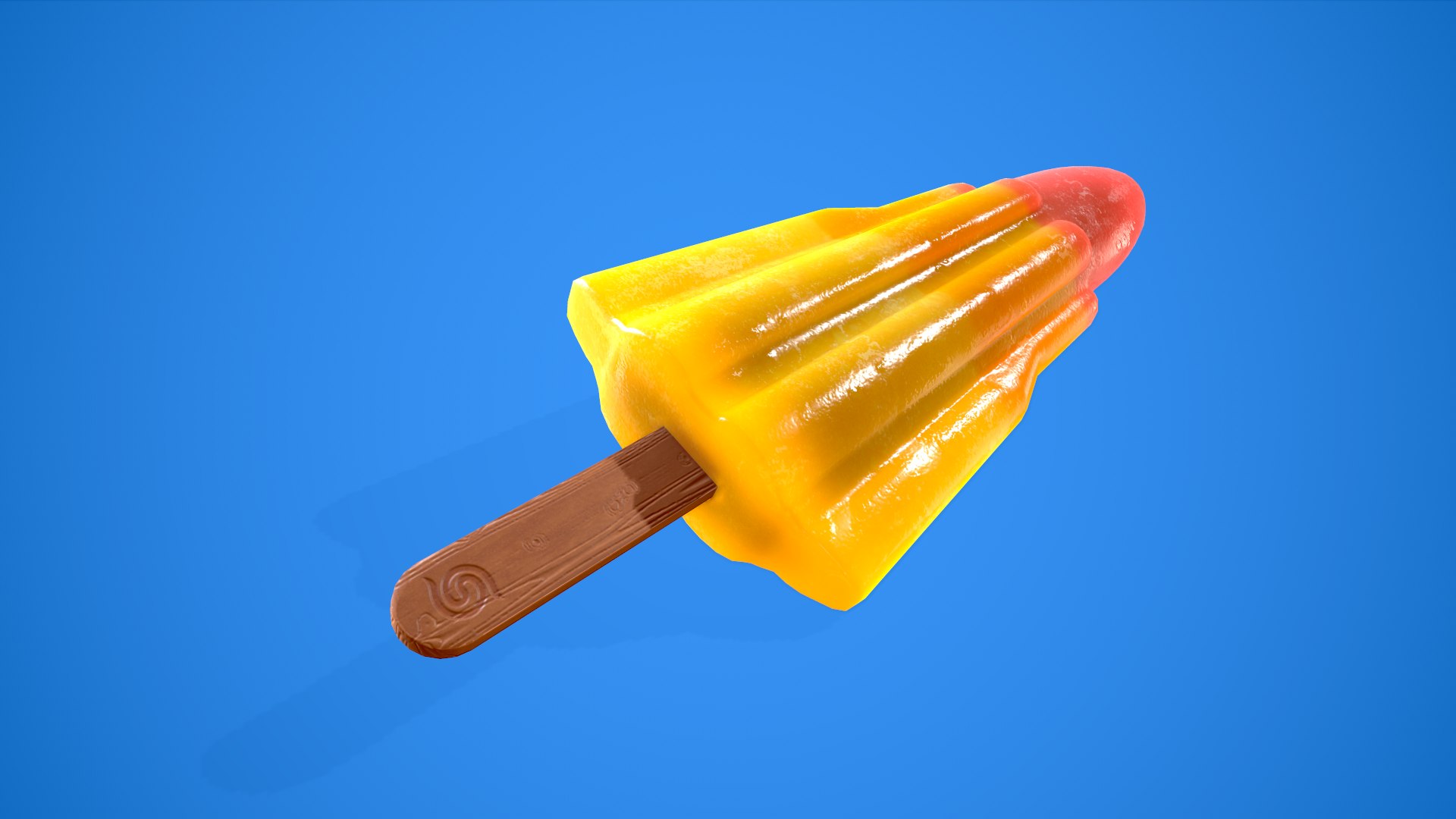 Ice Rocket Lolly 3D Model - TurboSquid 1490161