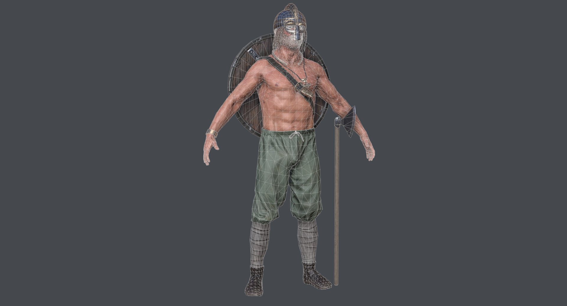 Viking Berserker 3d Model