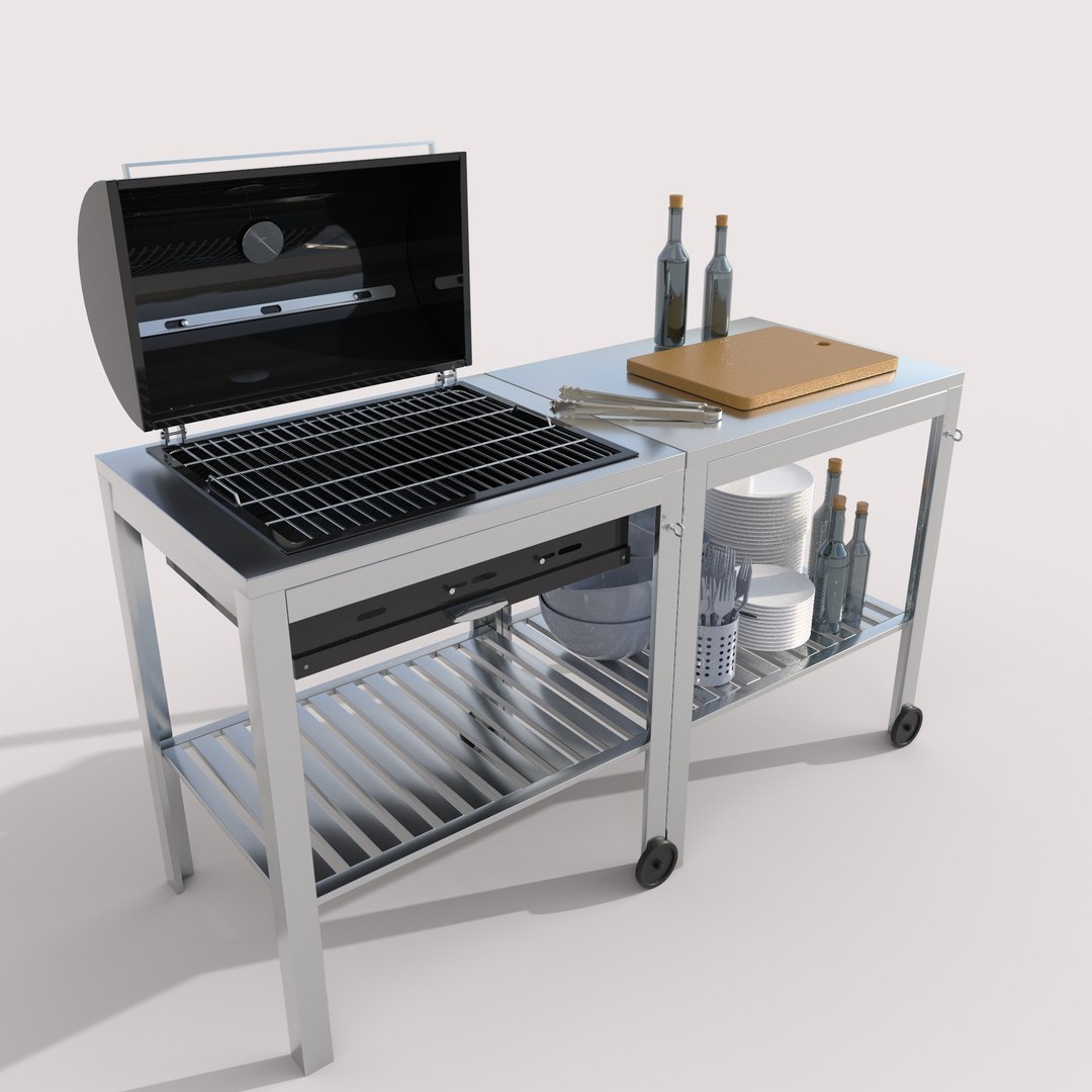 3D Model Charcoal Grill IKEA - TurboSquid 2248721