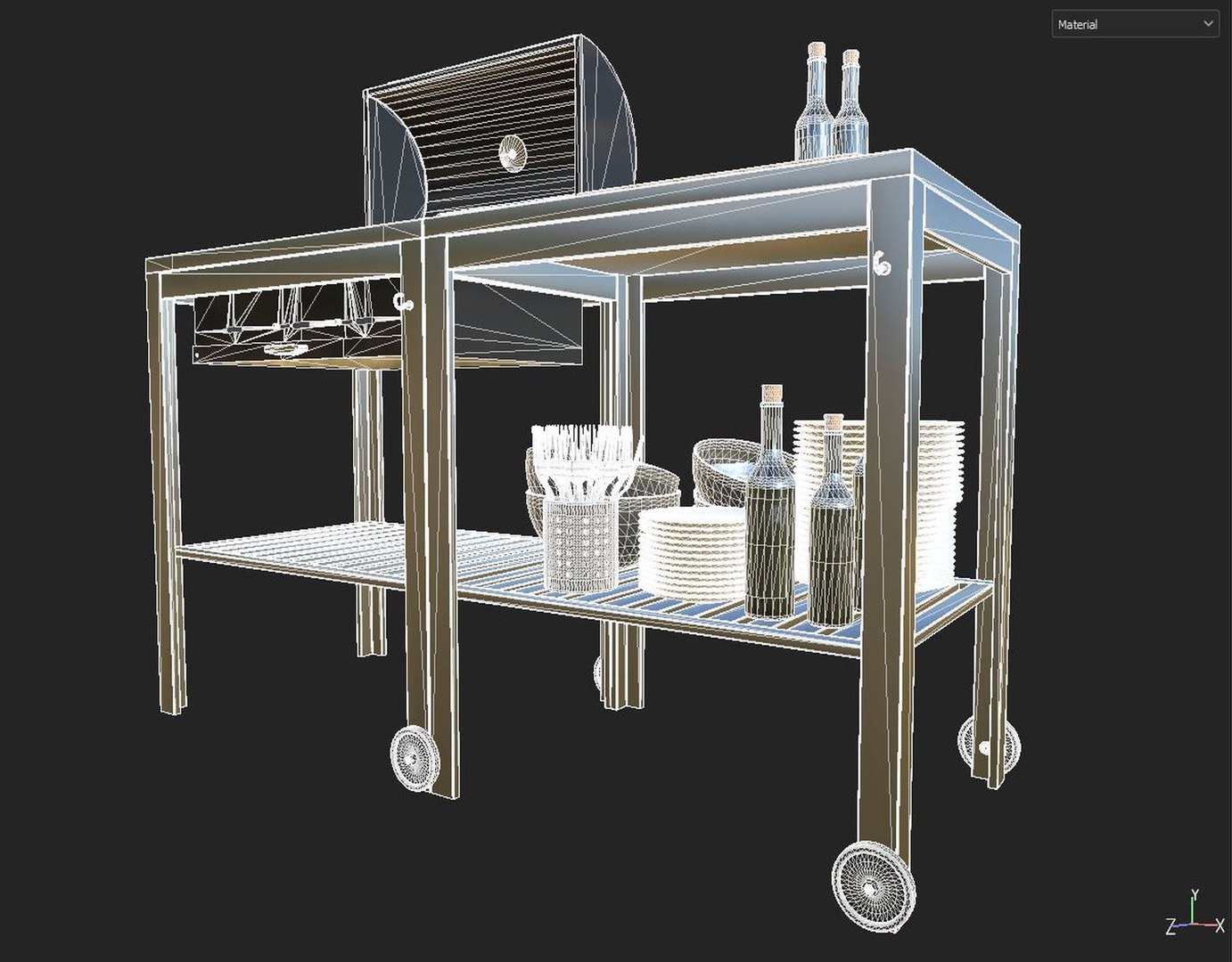 3D Model Charcoal Grill IKEA - TurboSquid 2248721