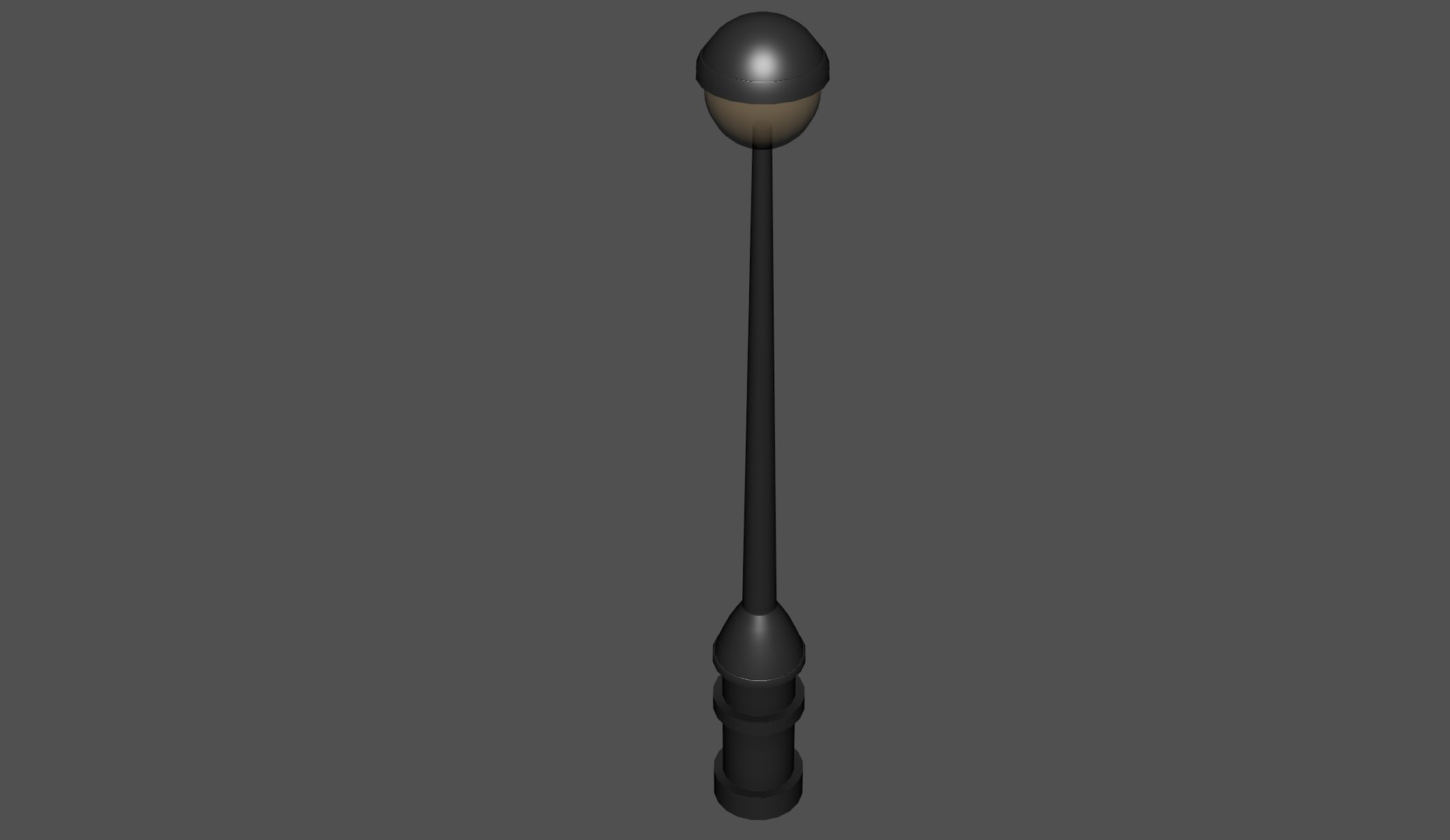 Free 3D Street Oval Lamp - TurboSquid 2381412