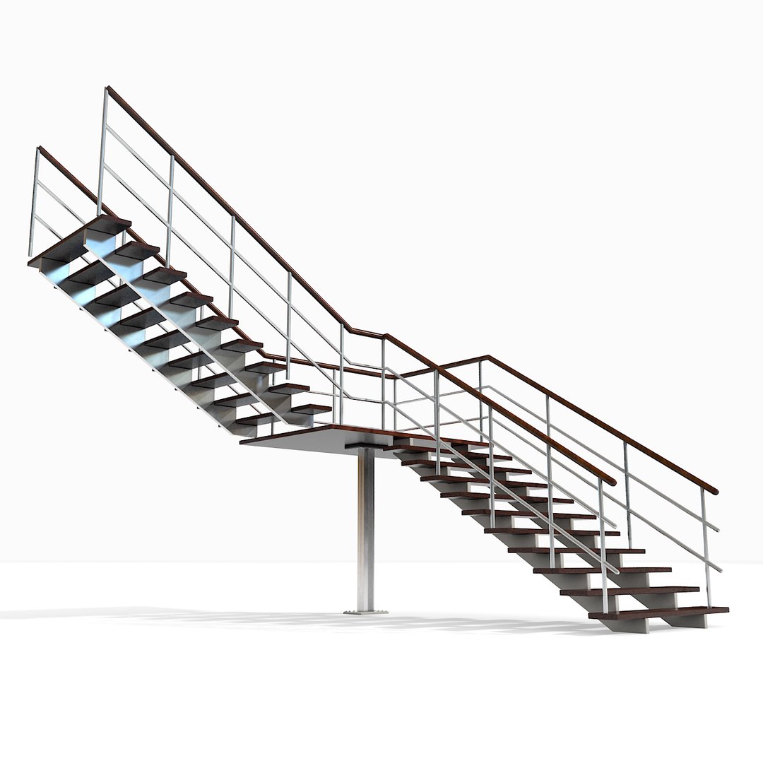 3d Modern Stair