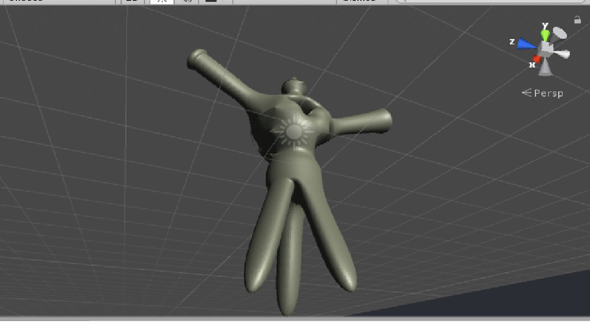 Alien Monster Golem 3d Model