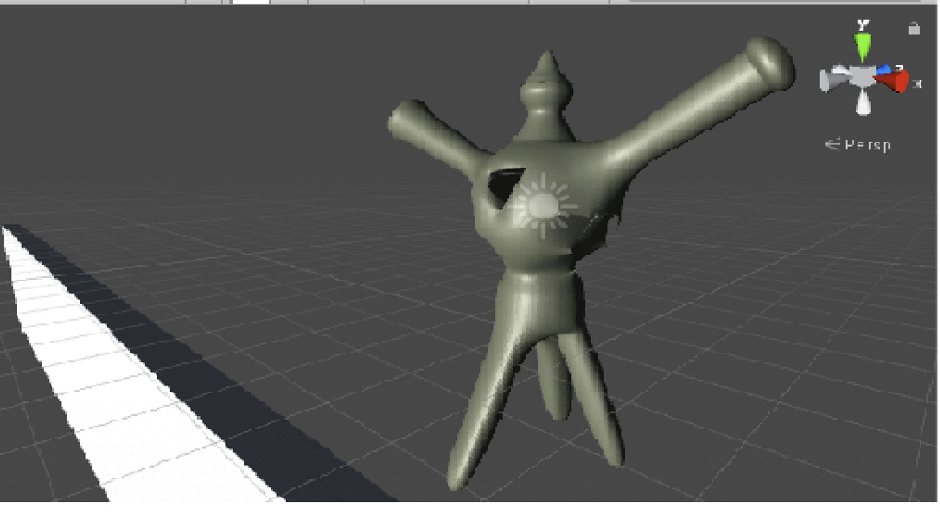 Alien Monster Golem 3d Model