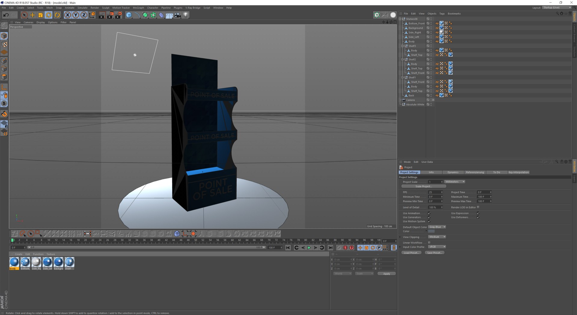 3D Display Rack Model - TurboSquid 1372968