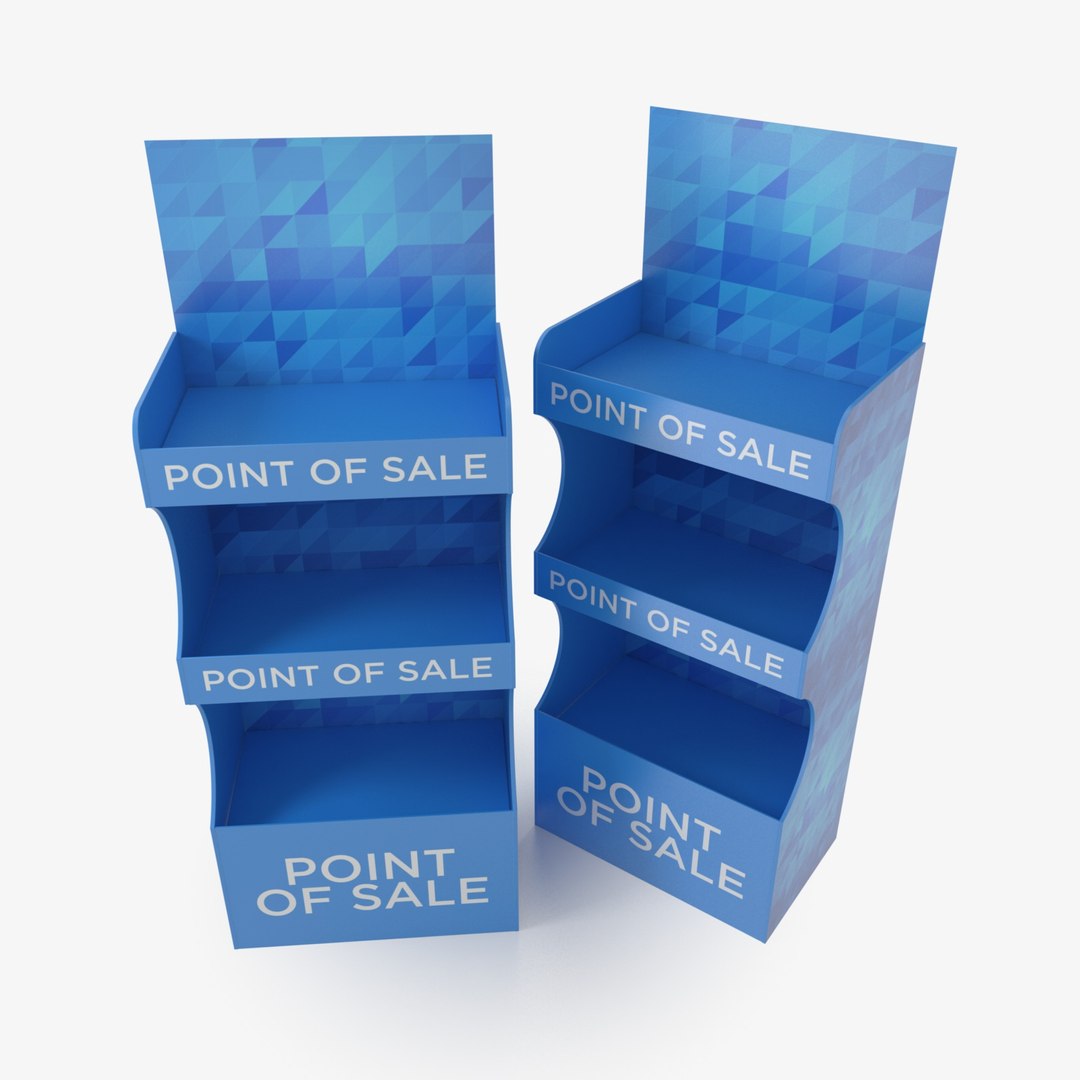 3D Display Rack Model - TurboSquid 1372968