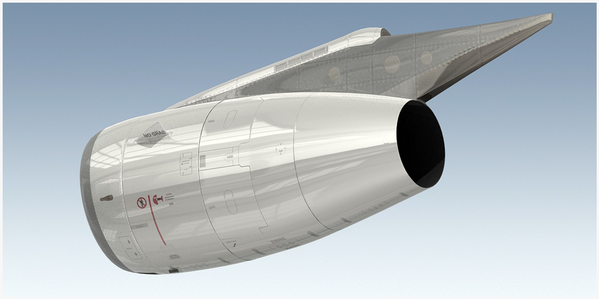 3D Airbus A340 Engine - TurboSquid 1463986