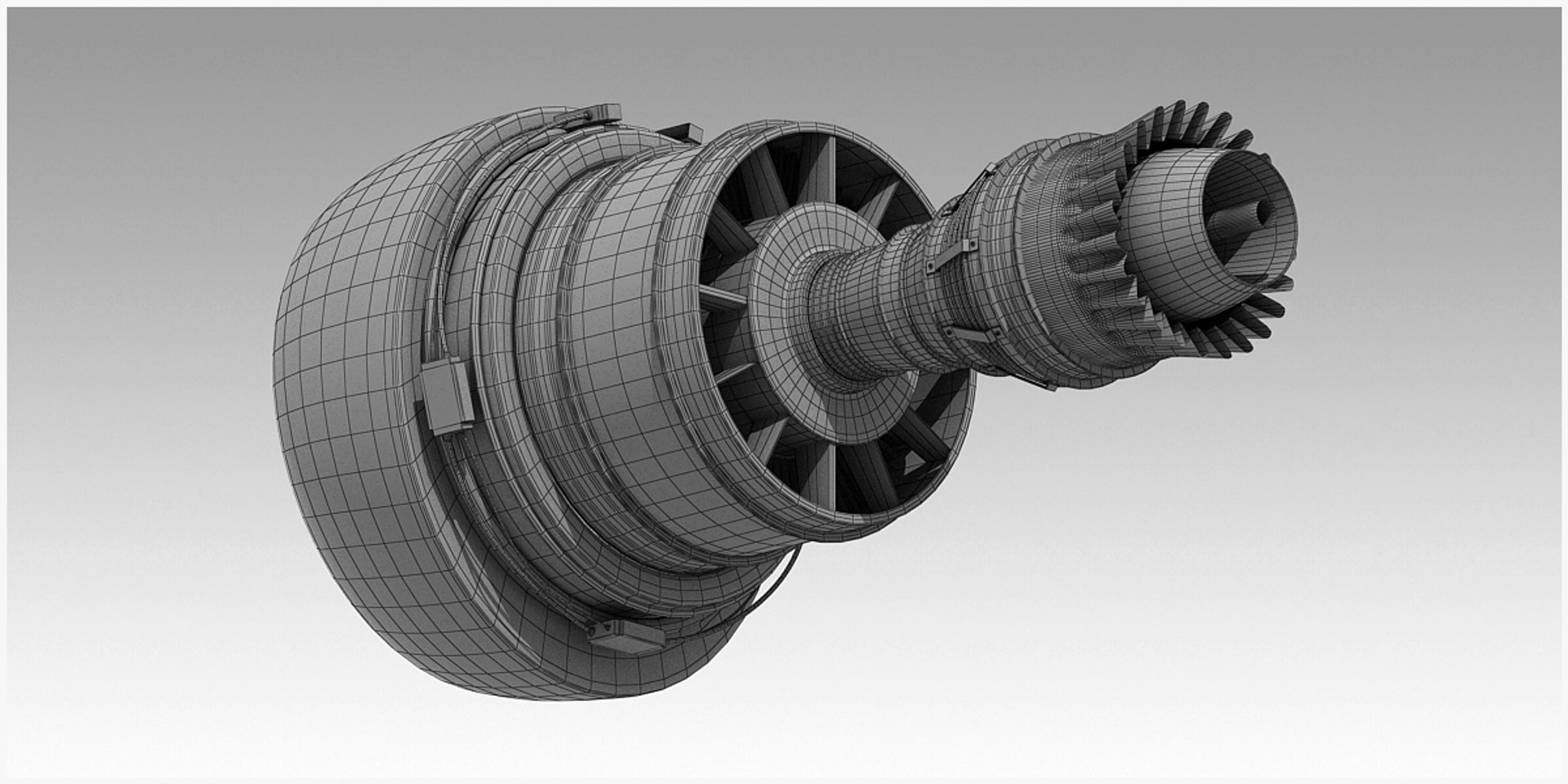 3D Airbus A340 Engine - TurboSquid 1463986
