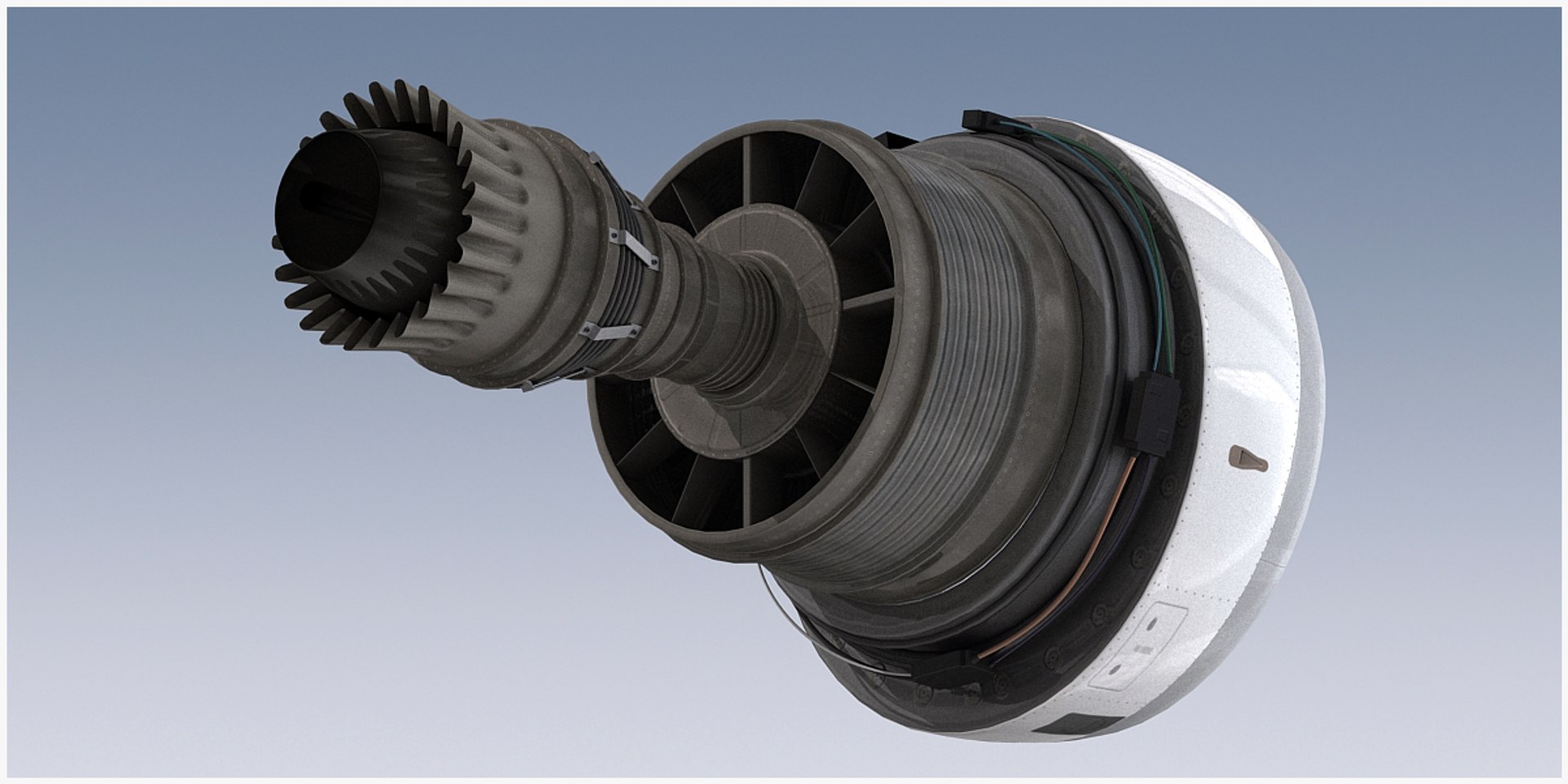 3D Airbus A340 Engine - TurboSquid 1463986