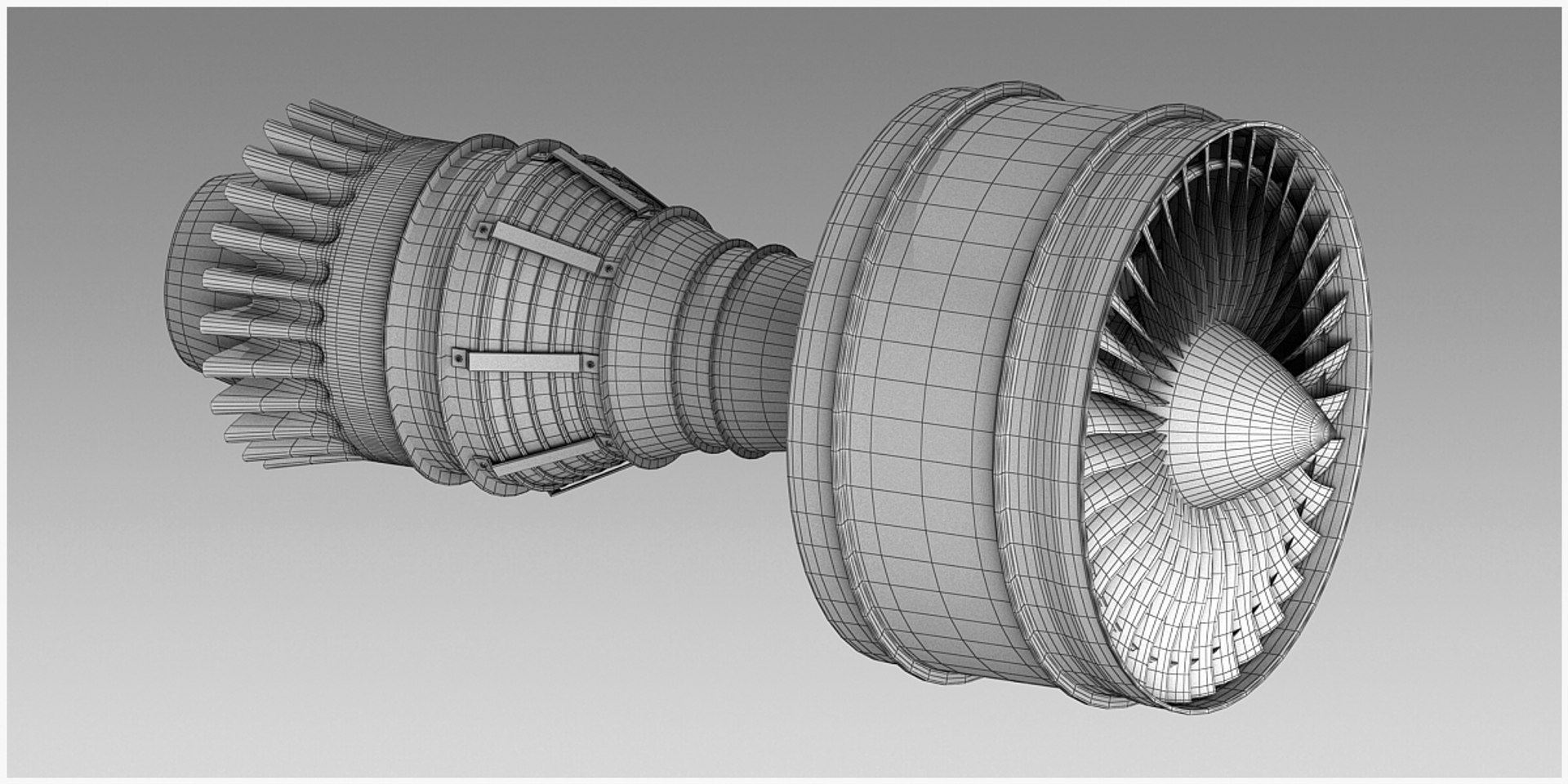 3D Airbus A340 Engine - TurboSquid 1463986