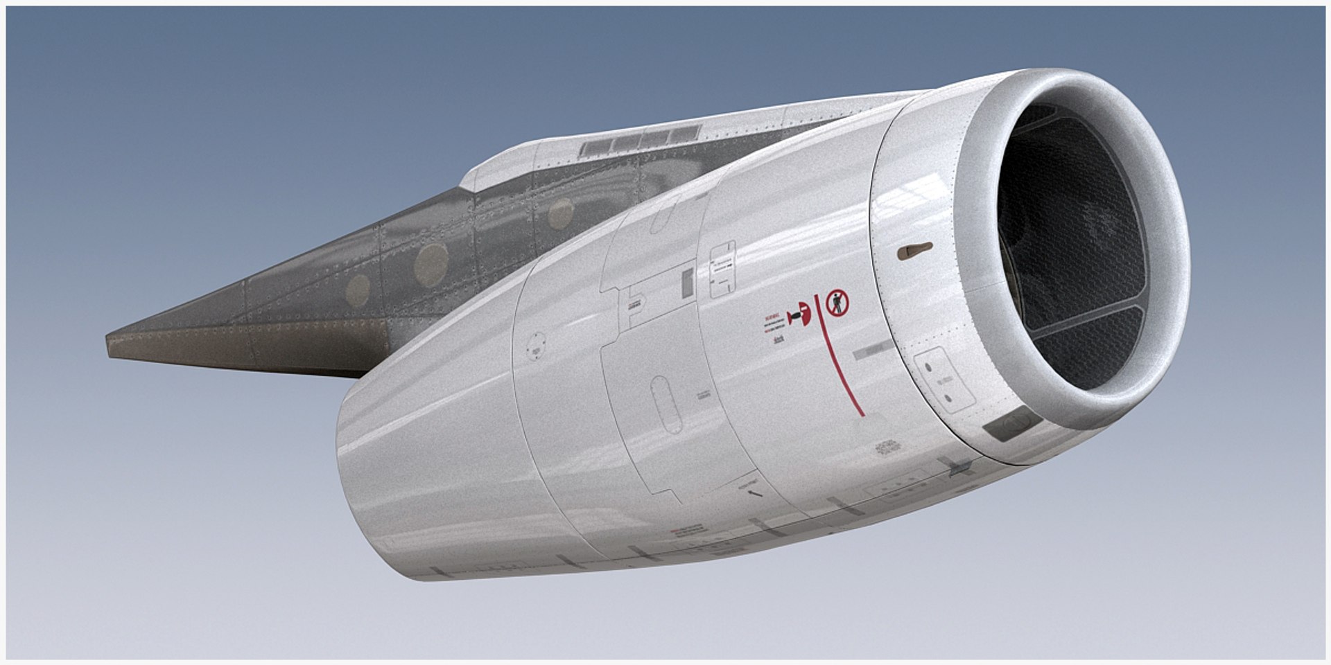 3D Airbus A340 Engine - TurboSquid 1463986