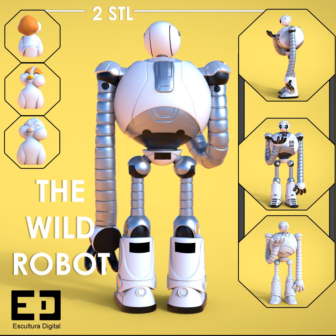 3D Robot Salvaje - TurboSquid 2356232