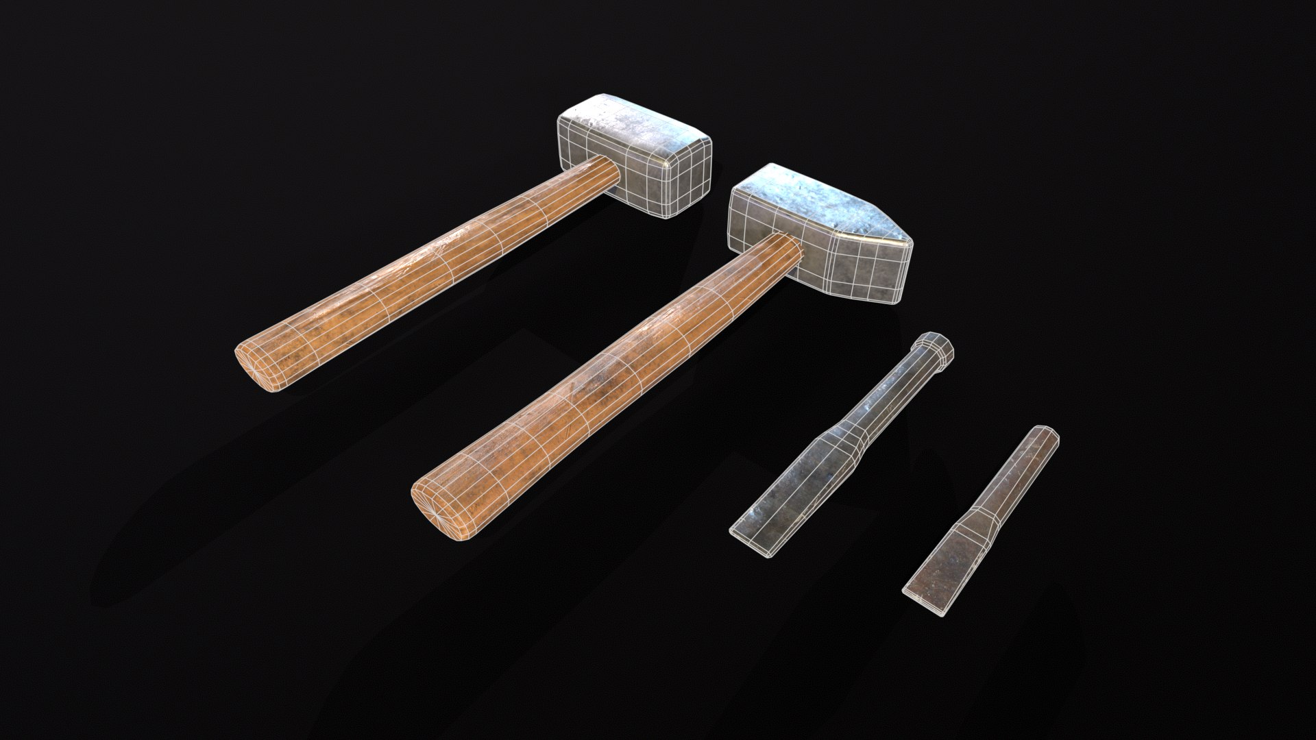 3D Medieval Blacksmith Tools - TurboSquid 2121197