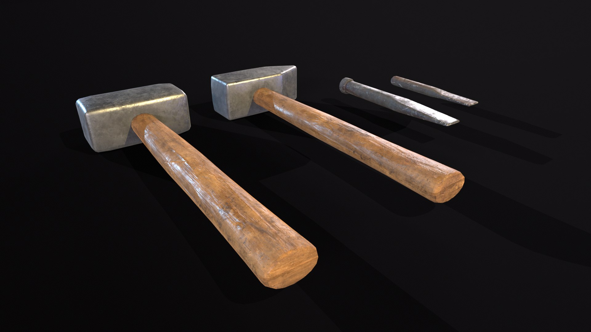 3D Medieval Blacksmith Tools - TurboSquid 2121197