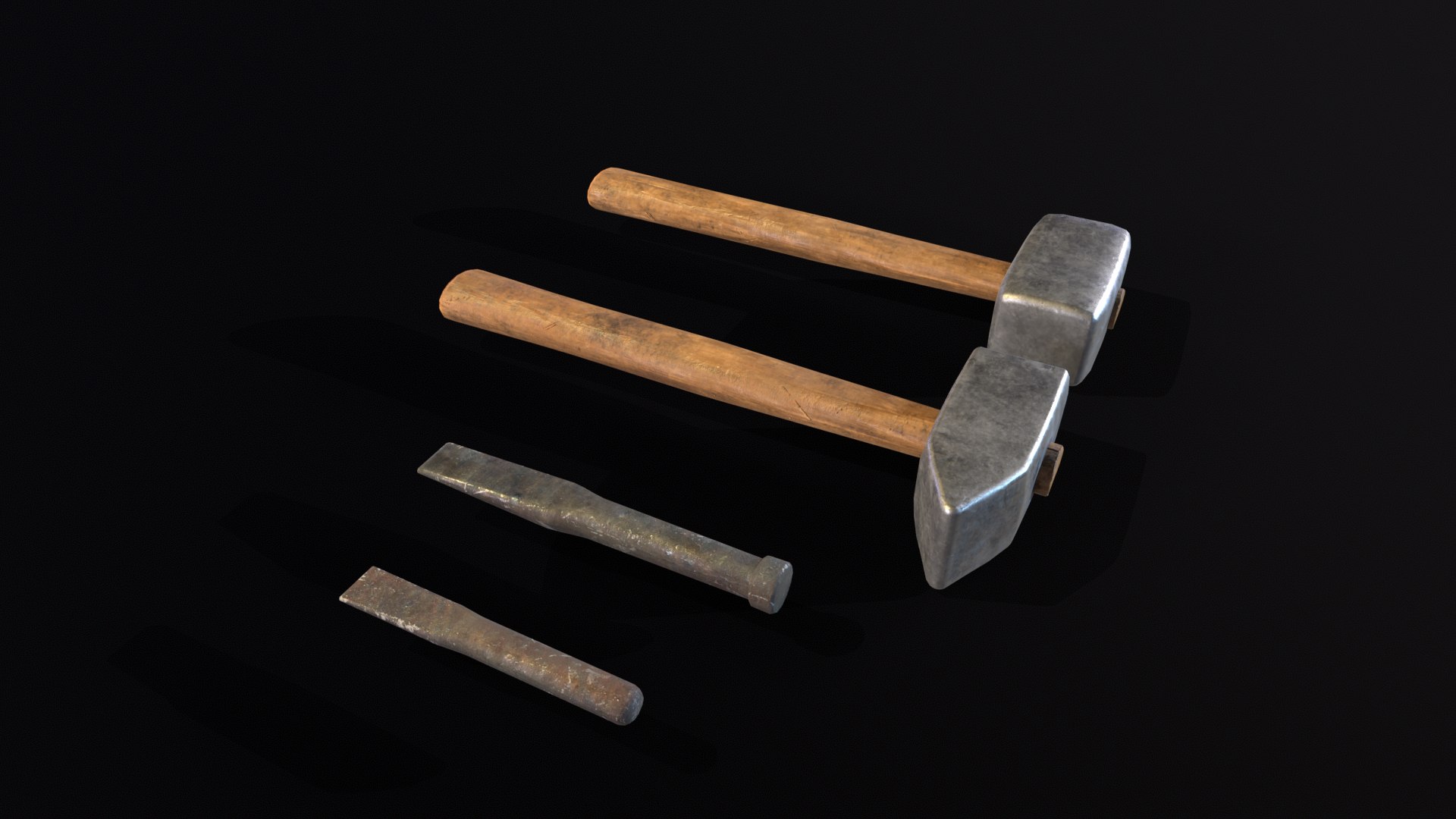 3D Medieval Blacksmith Tools - TurboSquid 2121197