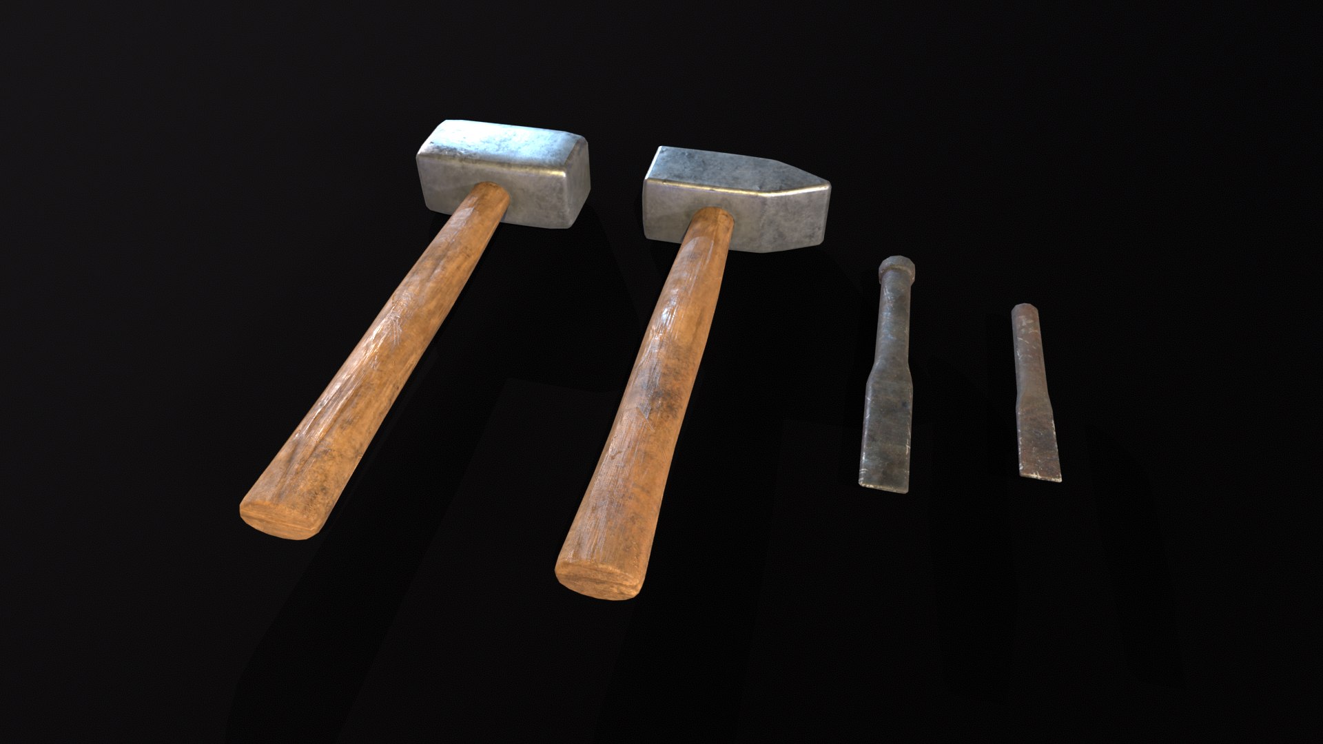 3D Medieval Blacksmith Tools - TurboSquid 2121197
