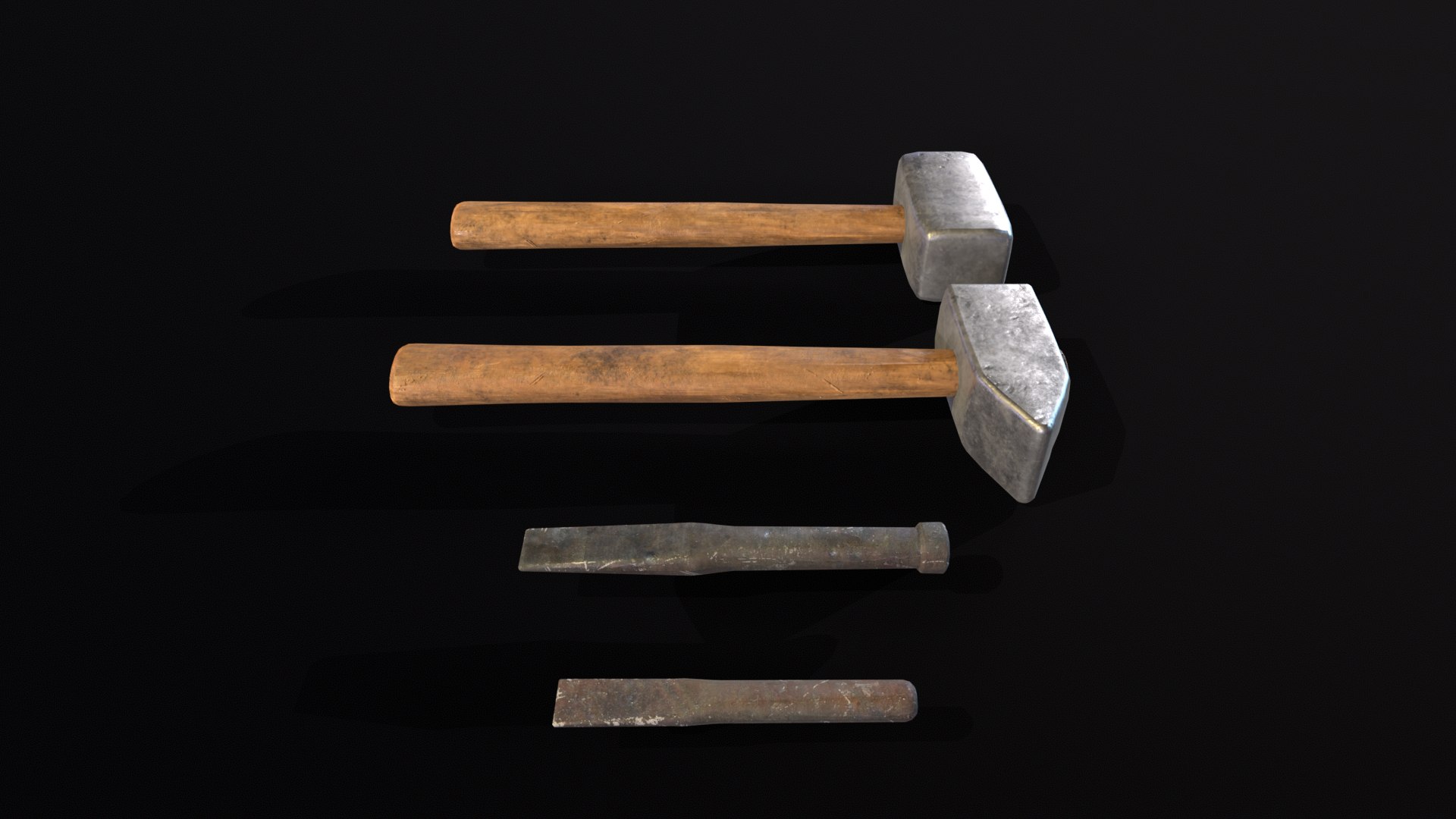 3D Medieval Blacksmith Tools - TurboSquid 2121197