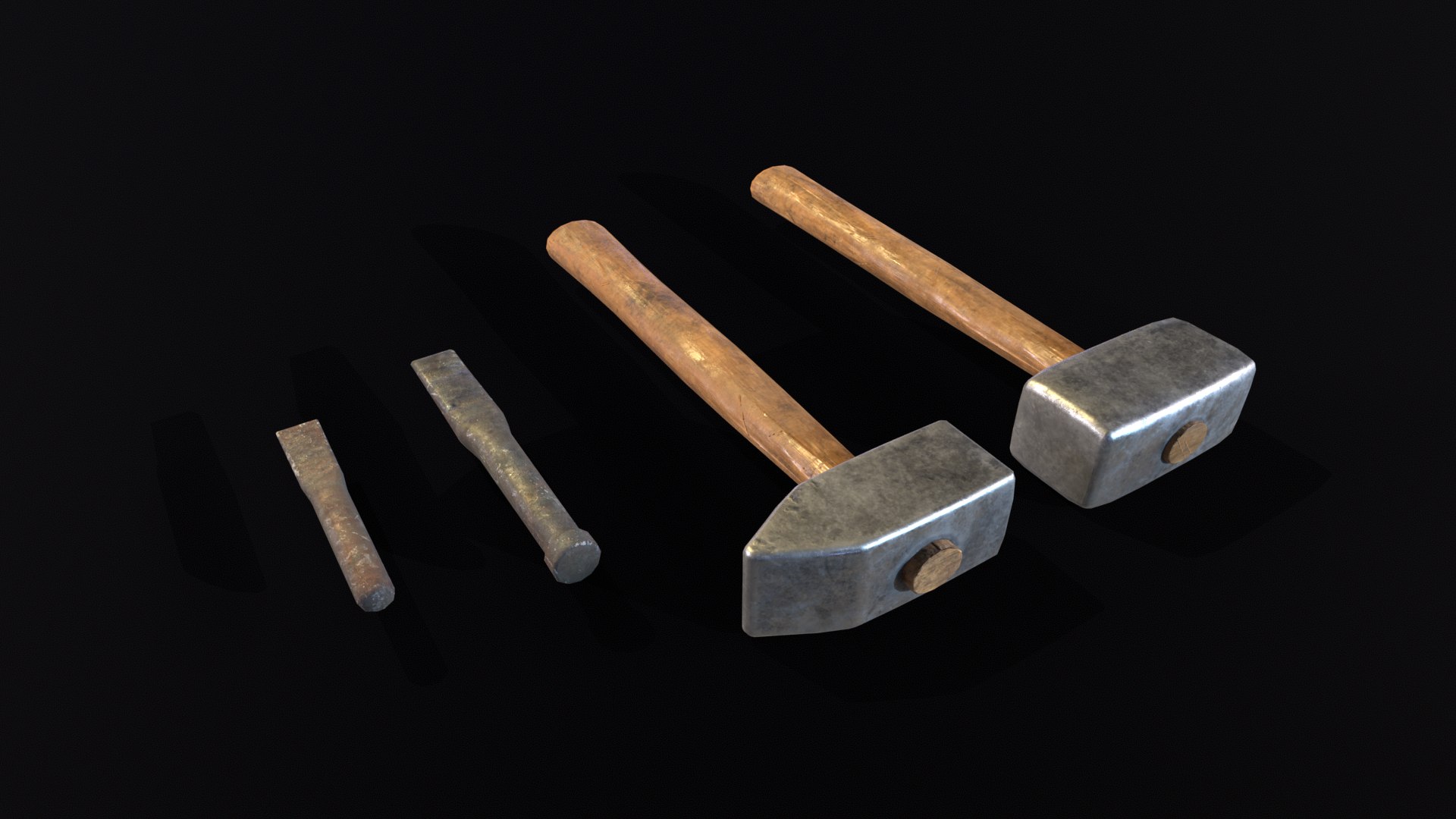 3D Medieval Blacksmith Tools - TurboSquid 2121197