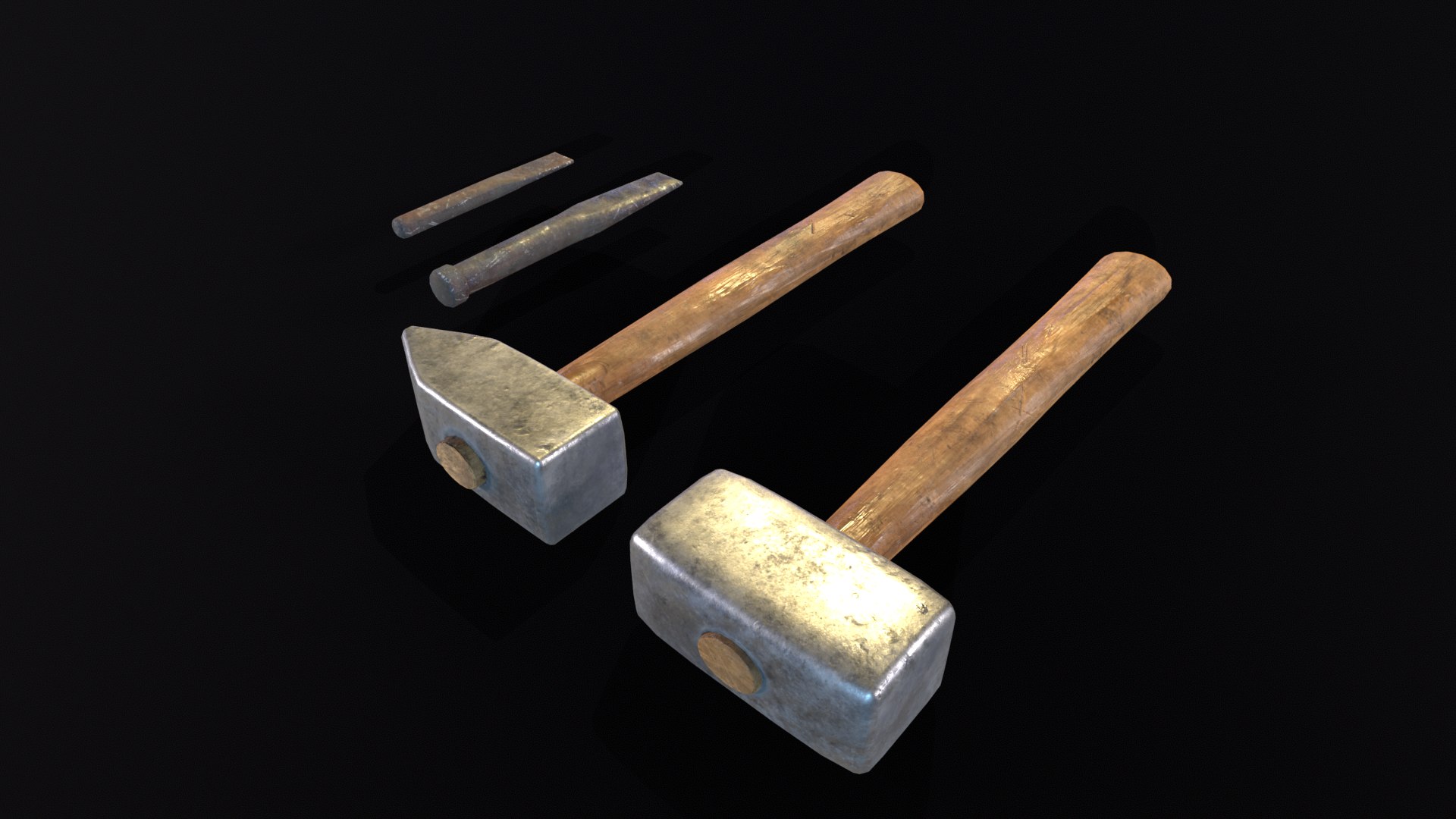 3D Medieval Blacksmith Tools - TurboSquid 2121197