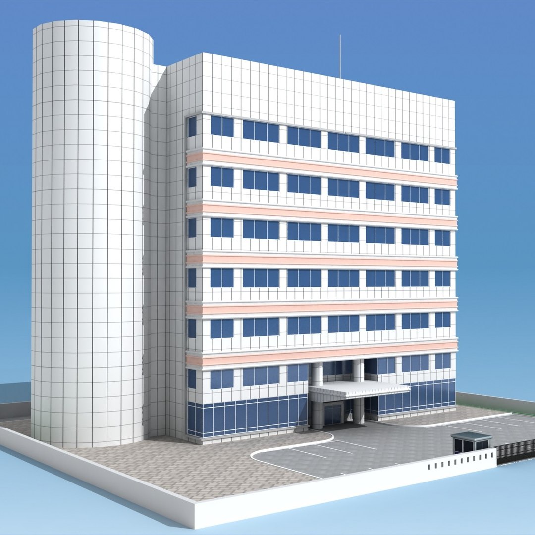 3d Model Corporate Buildings Pack 01