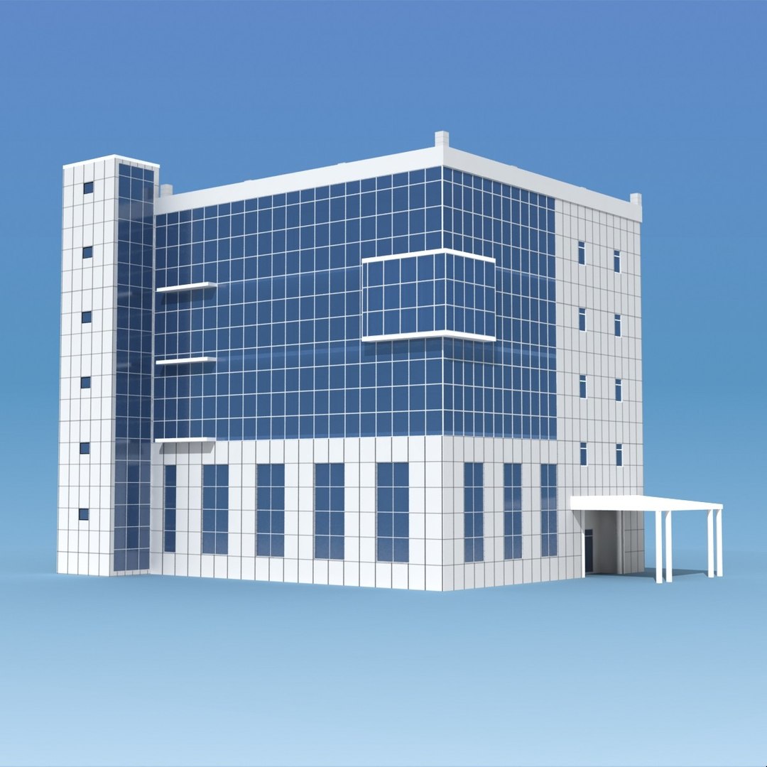 3d Model Corporate Buildings Pack 01