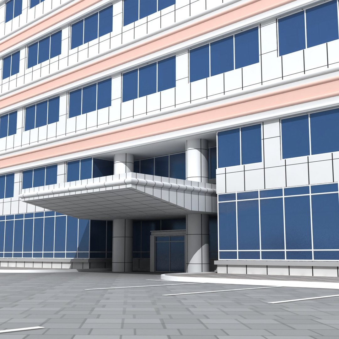 3d Model Corporate Buildings Pack 01
