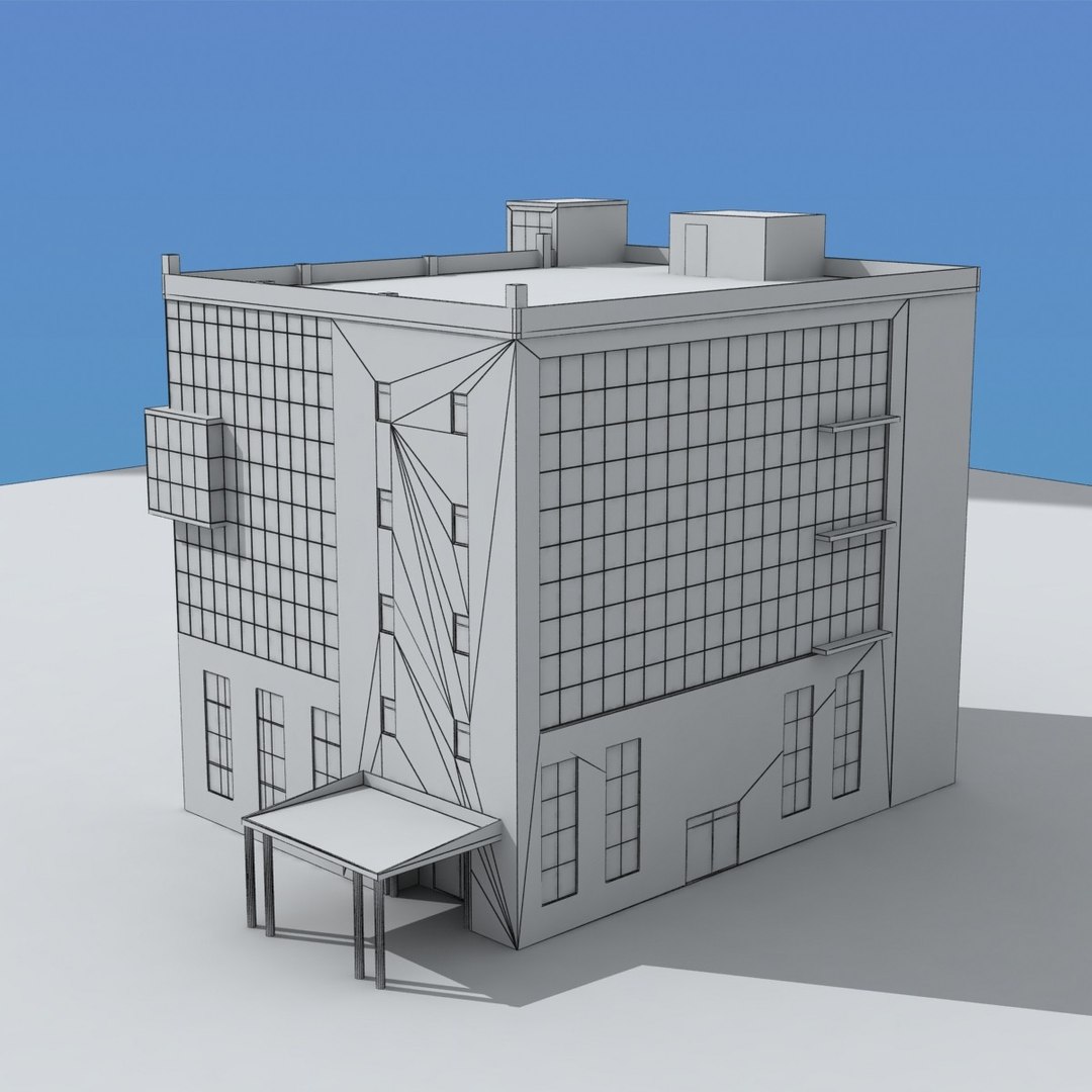 3d Model Corporate Buildings Pack 01