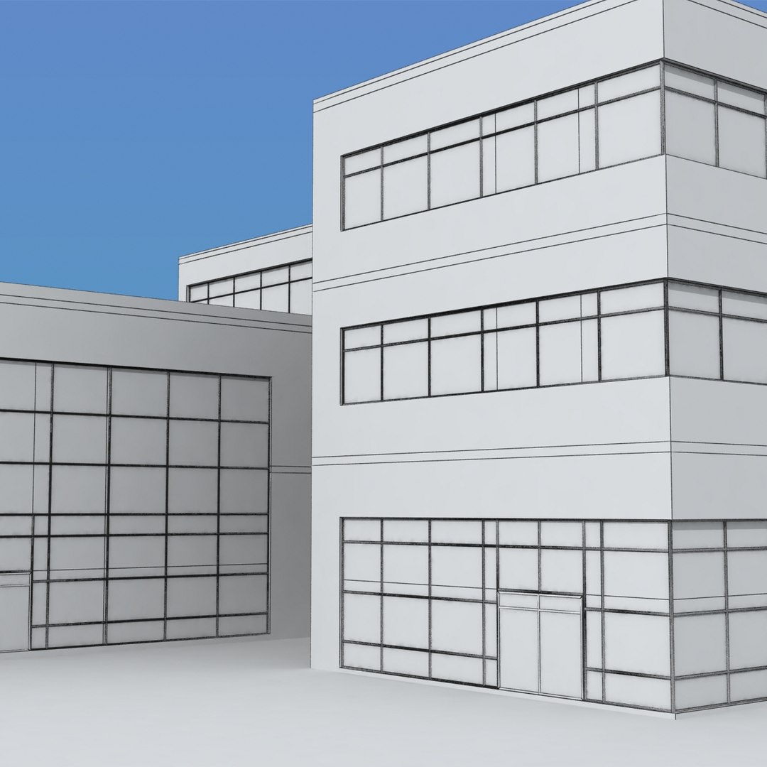 3d Model Corporate Buildings Pack 01