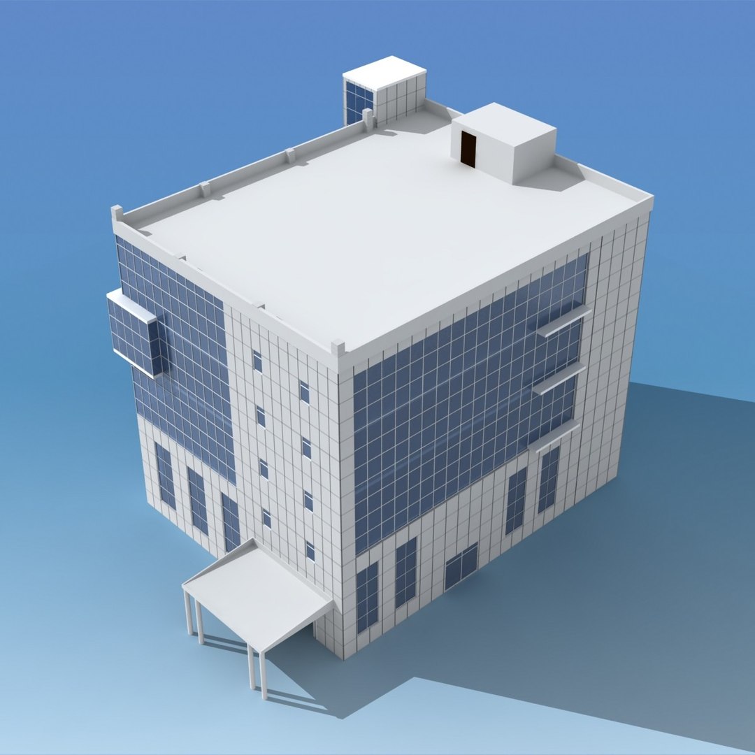 3d Model Corporate Buildings Pack 01