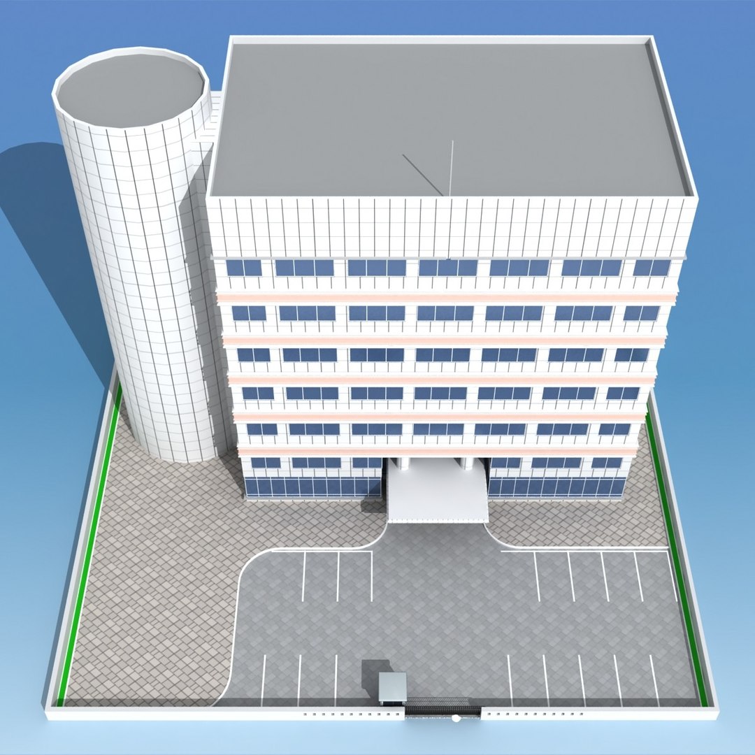 3d Model Corporate Buildings Pack 01