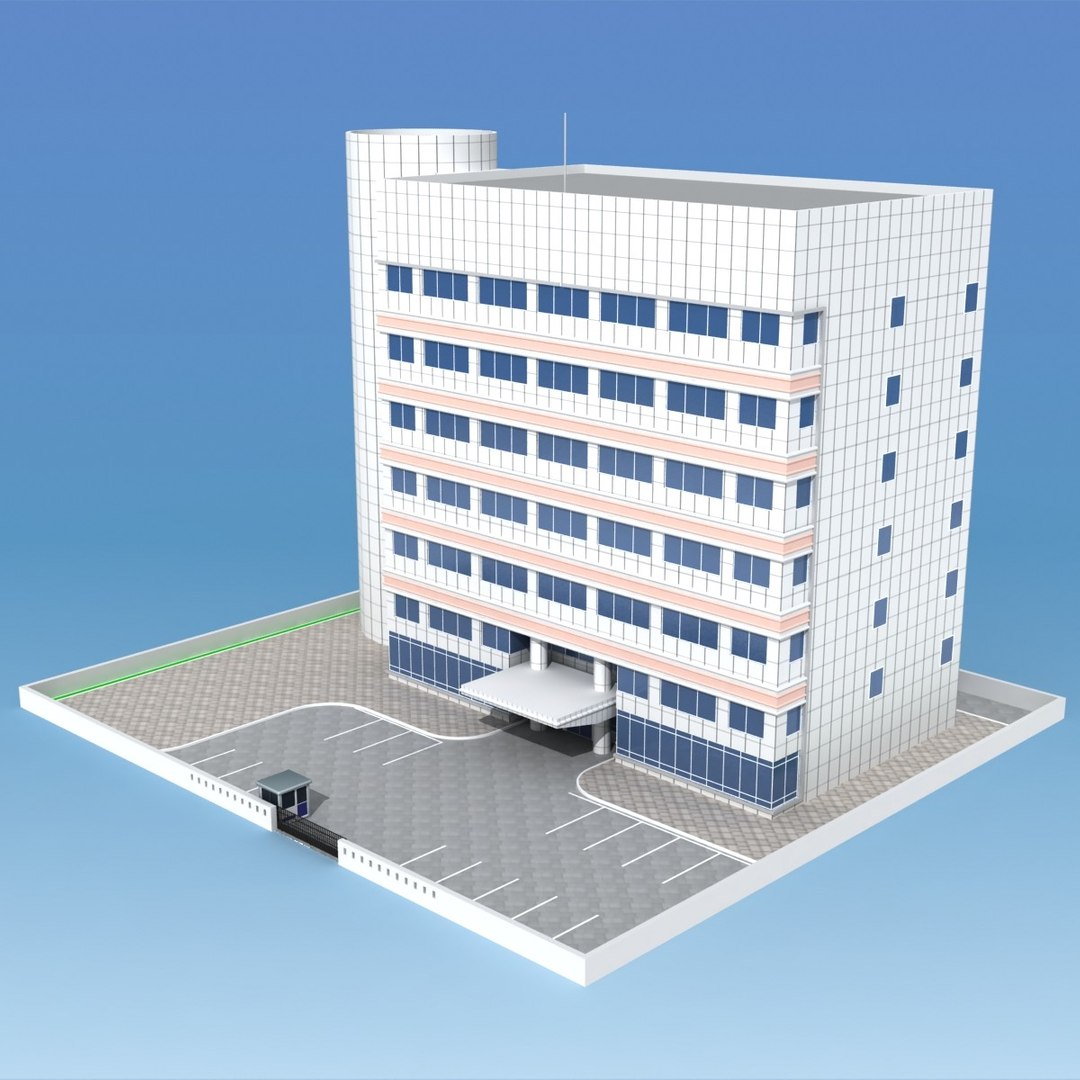 3d Model Corporate Buildings Pack 01