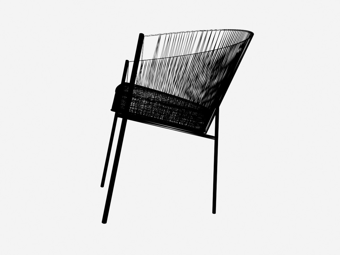 3d Model Starck - Chair Costes