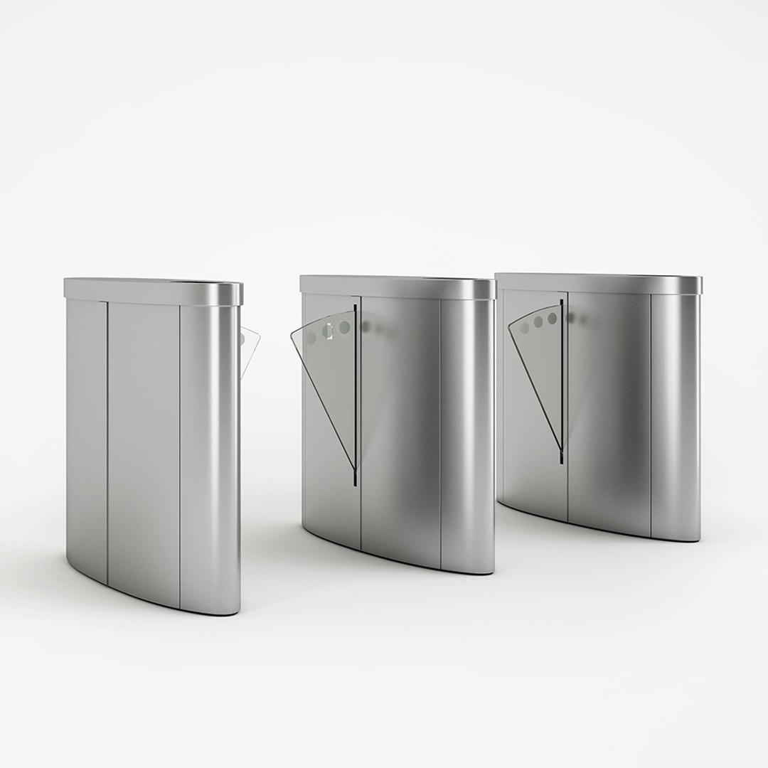 Selection Turnstiles Lobby 3d Model