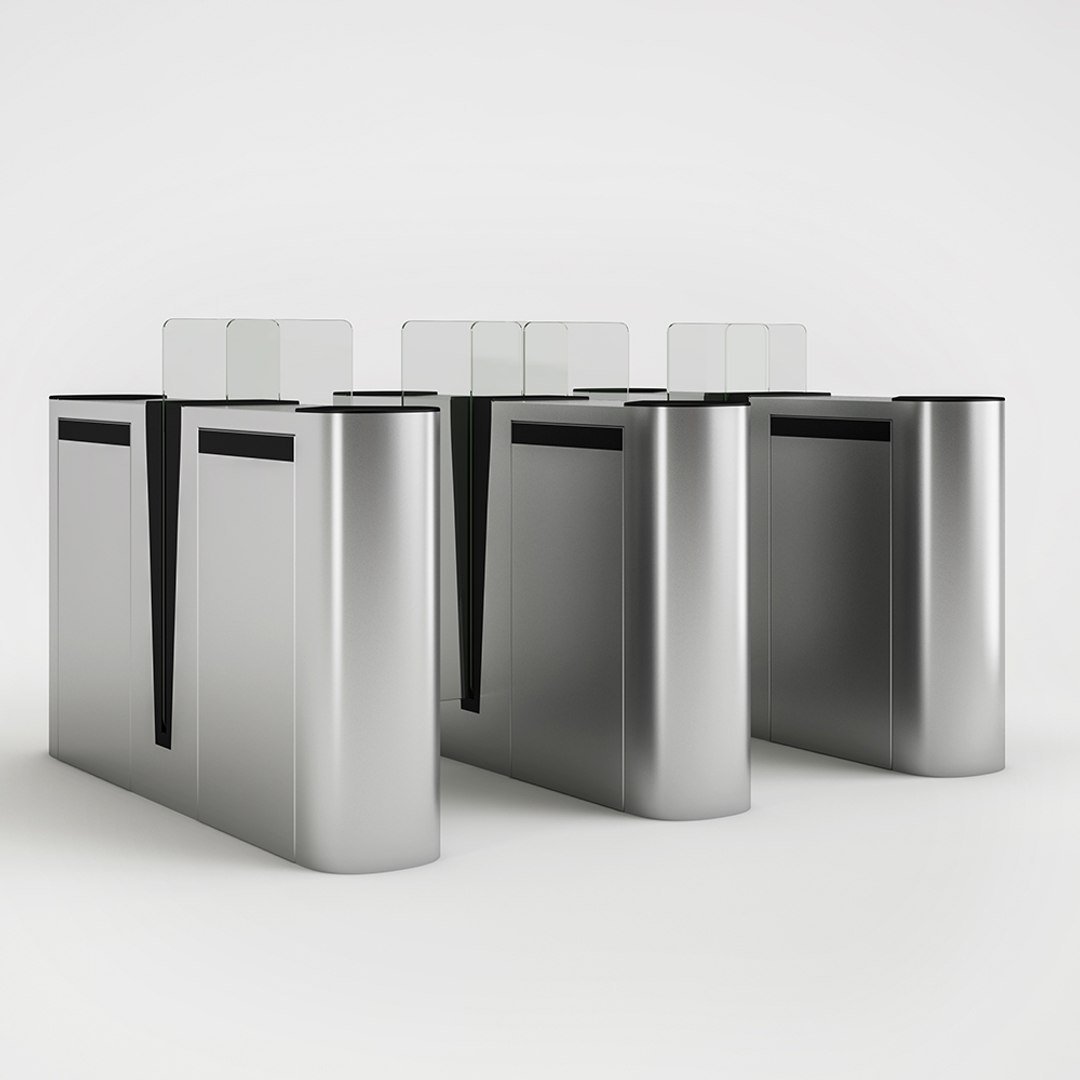 Selection Turnstiles Lobby 3d Model