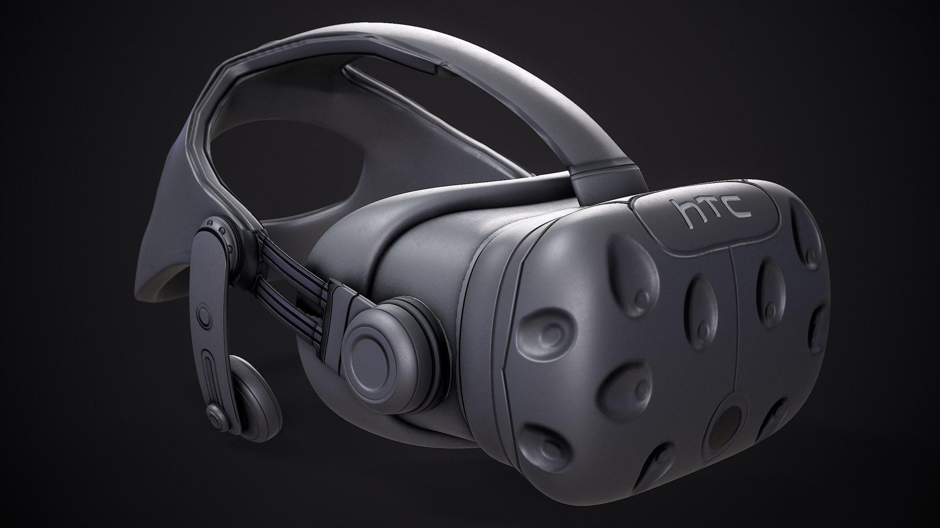 HTC Vive VR Headset Lowpoly PBR 3D Model - TurboSquid 1754371