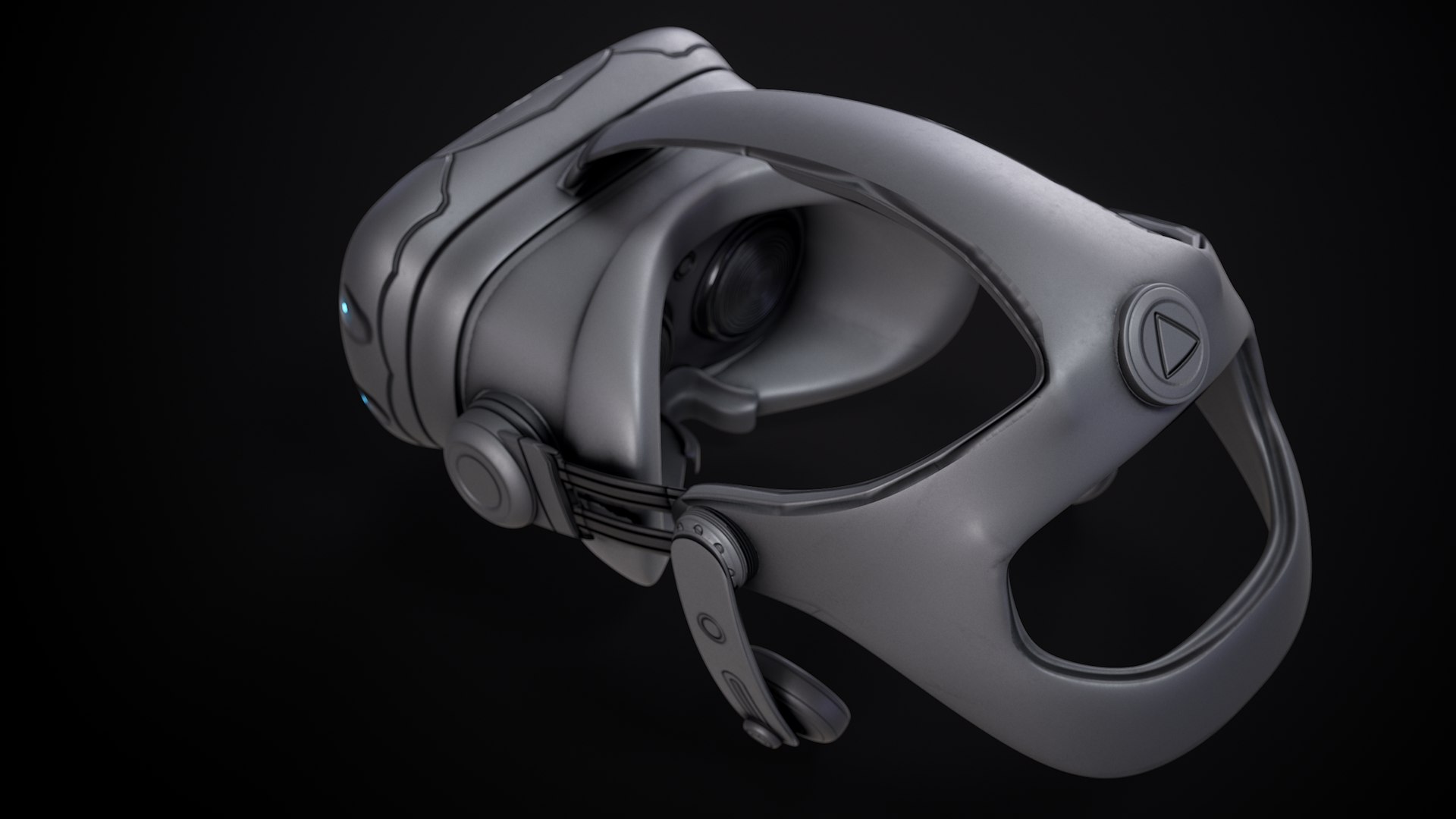 HTC Vive VR Headset Lowpoly PBR 3D Model - TurboSquid 1754371
