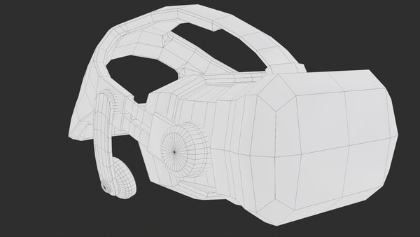 HTC Vive VR Headset Lowpoly PBR 3D model - TurboSquid 1754371